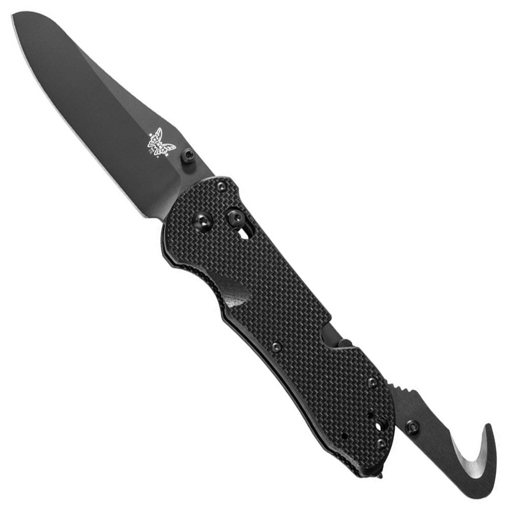 Benchmade 3.5 Inch Black Plain Blade Triage Rescue Knife | Camouflage.ca