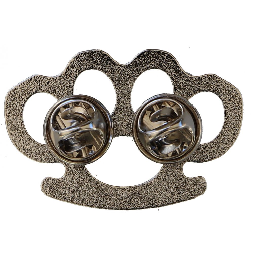 Silver Knuckle Pin - 1.5x1 Inch | Camouflage.ca