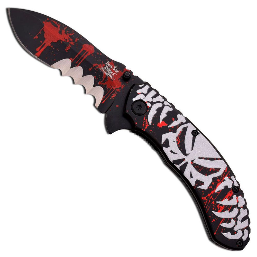 Dark Side Blades 4.75 Inch Spring Assisted Folding Knife | camouflage.ca