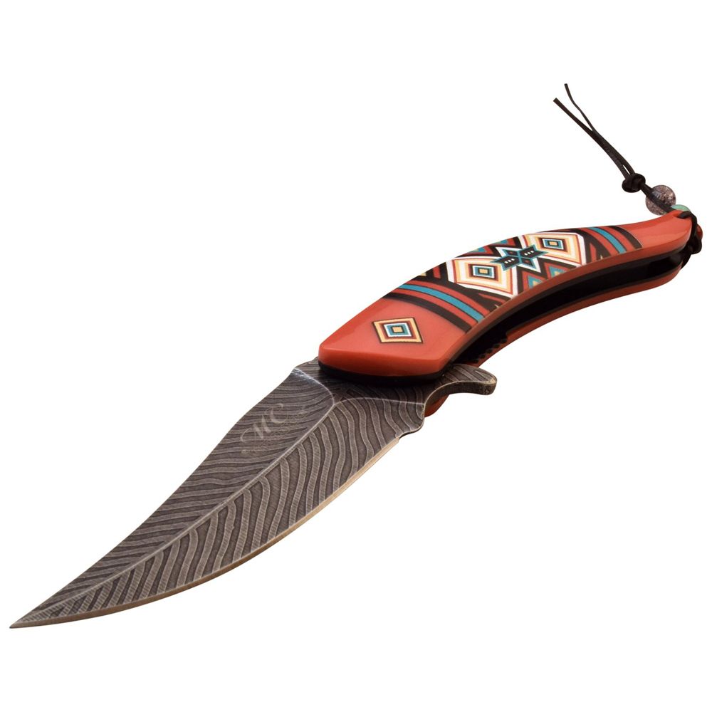 Masters Collection Feather Shape Blade Folding Knife | Camouflage.ca