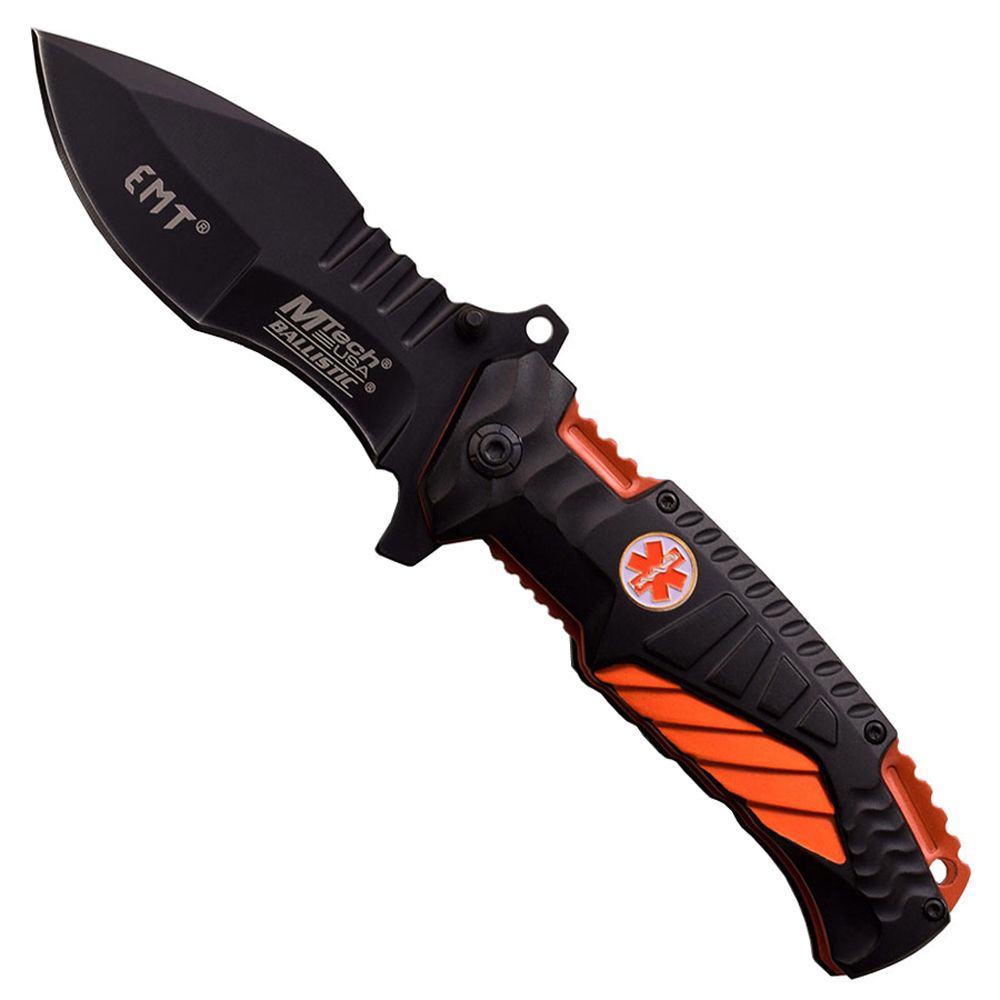 MTech USA Ballistic 2 Tone Anodized Handle Folding Knife | Camouflage.ca