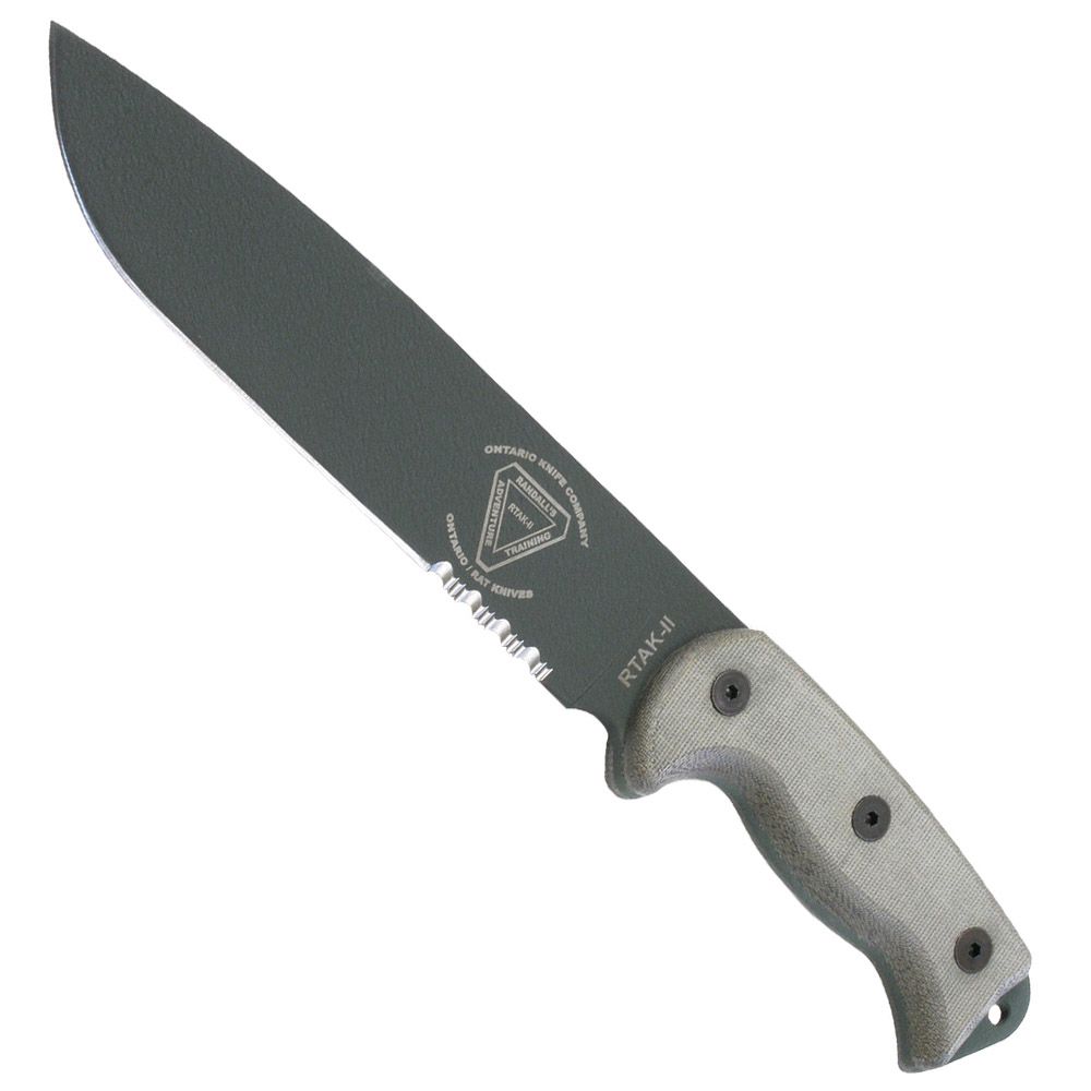 Ontario RTAK II Serrated Fixed Blade Knife | camouflage.ca