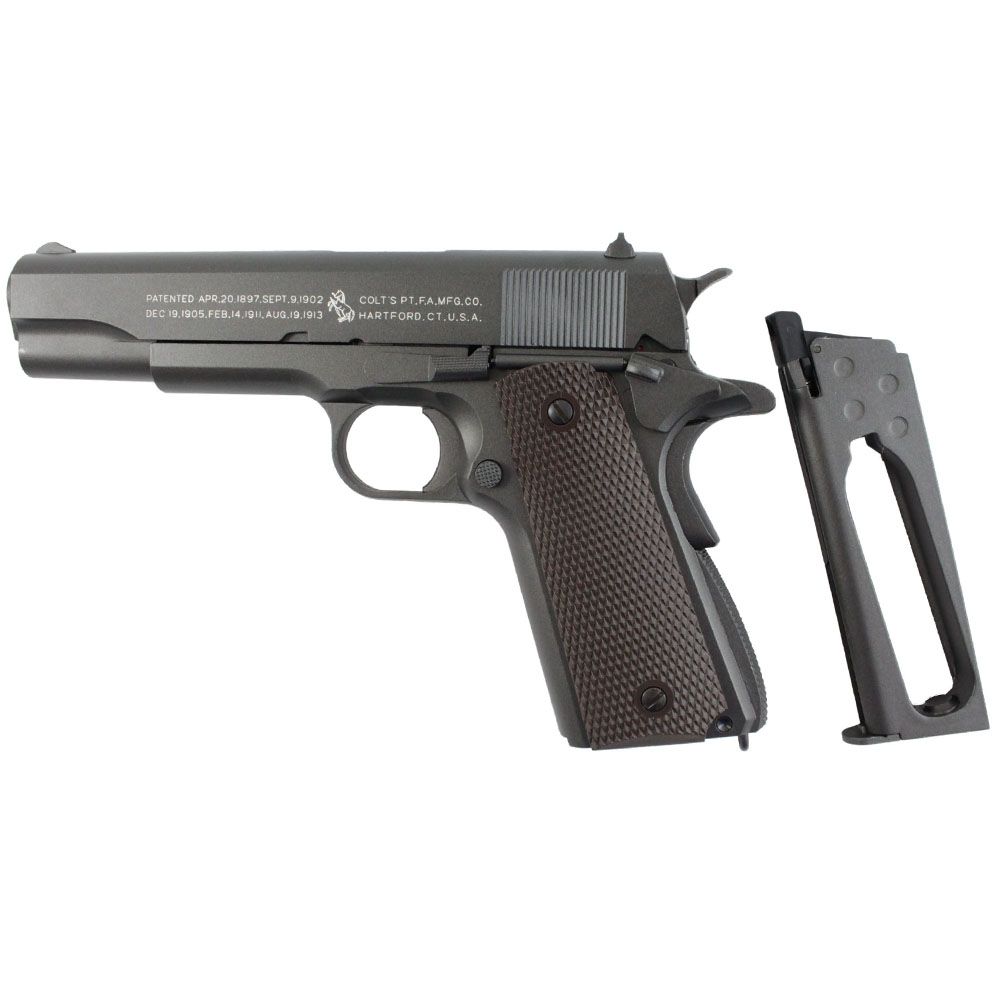 Colt 1911 Full Metal CO2 Blowback Airsoft Pistol | camouflage.ca