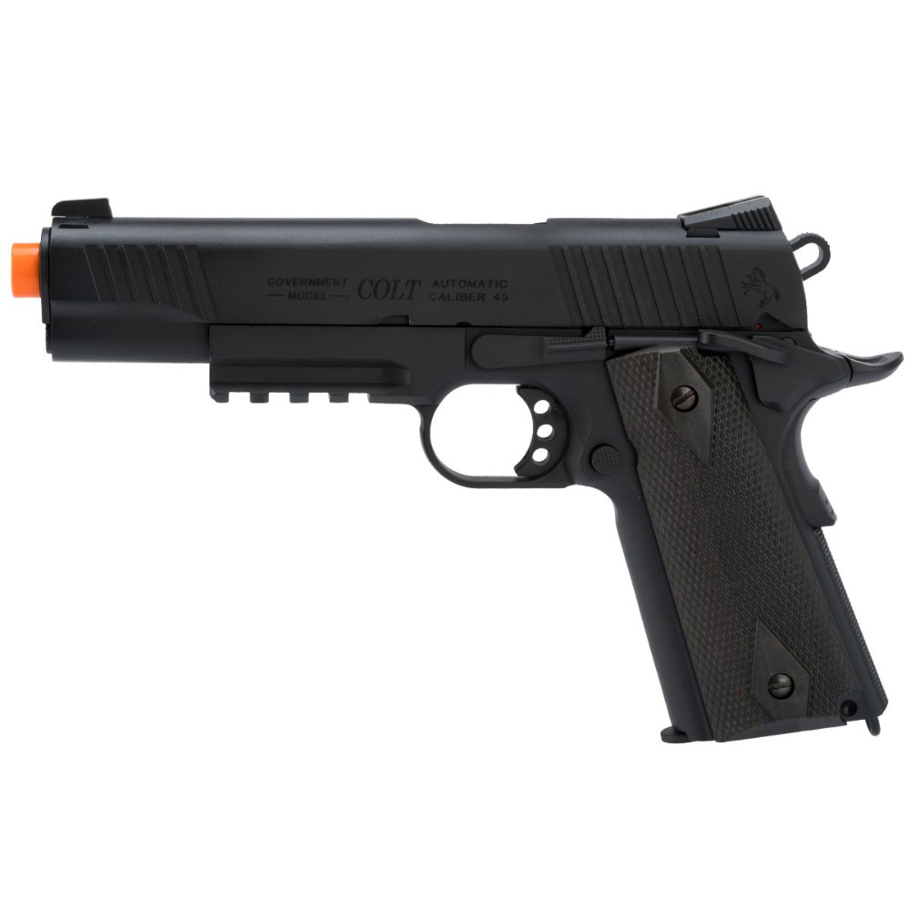 Colt 1911 Blowback Airsoft Pistol - Black | camouflage.ca