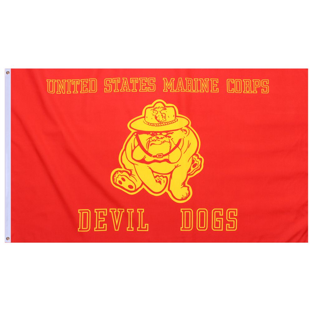 USMC Devil Dogs Flag | Camouflage.ca