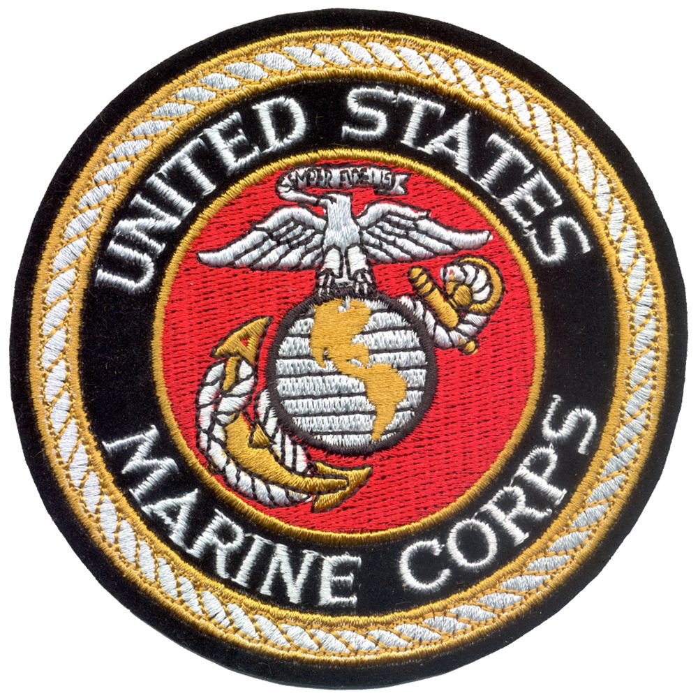 Deluxe Round U.S.M.C. Patch | Camouflage.ca