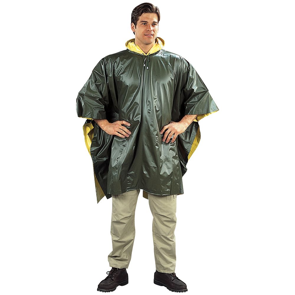 Reversible PVC Poncho | Camouflage.ca
