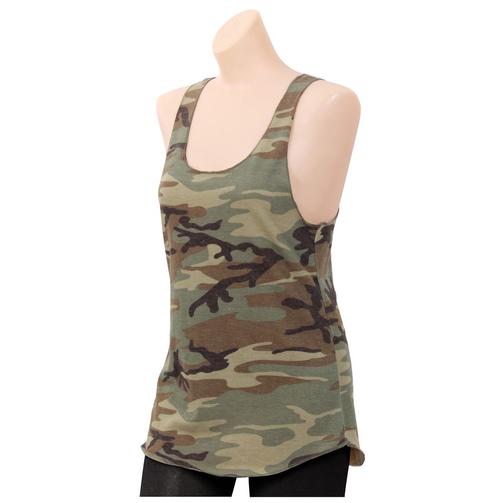 Womens Camo Racerback Tank Top | Camouflage.ca