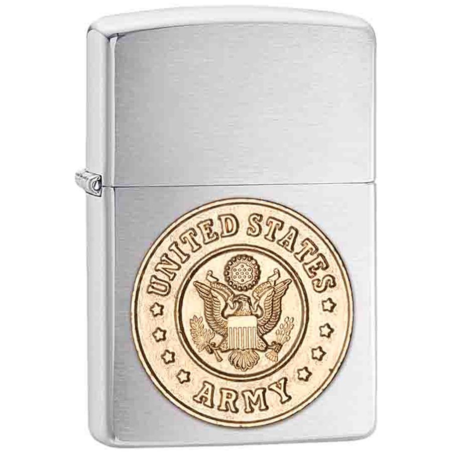 Zippo Military Army Crest Lighters | Camouflage.ca