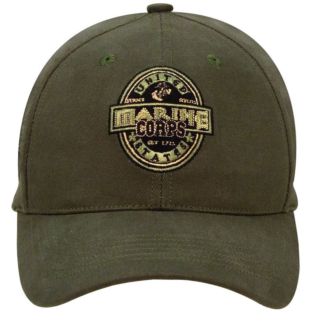 Black Ink USMC Low Profile Cap | Camouflage.ca