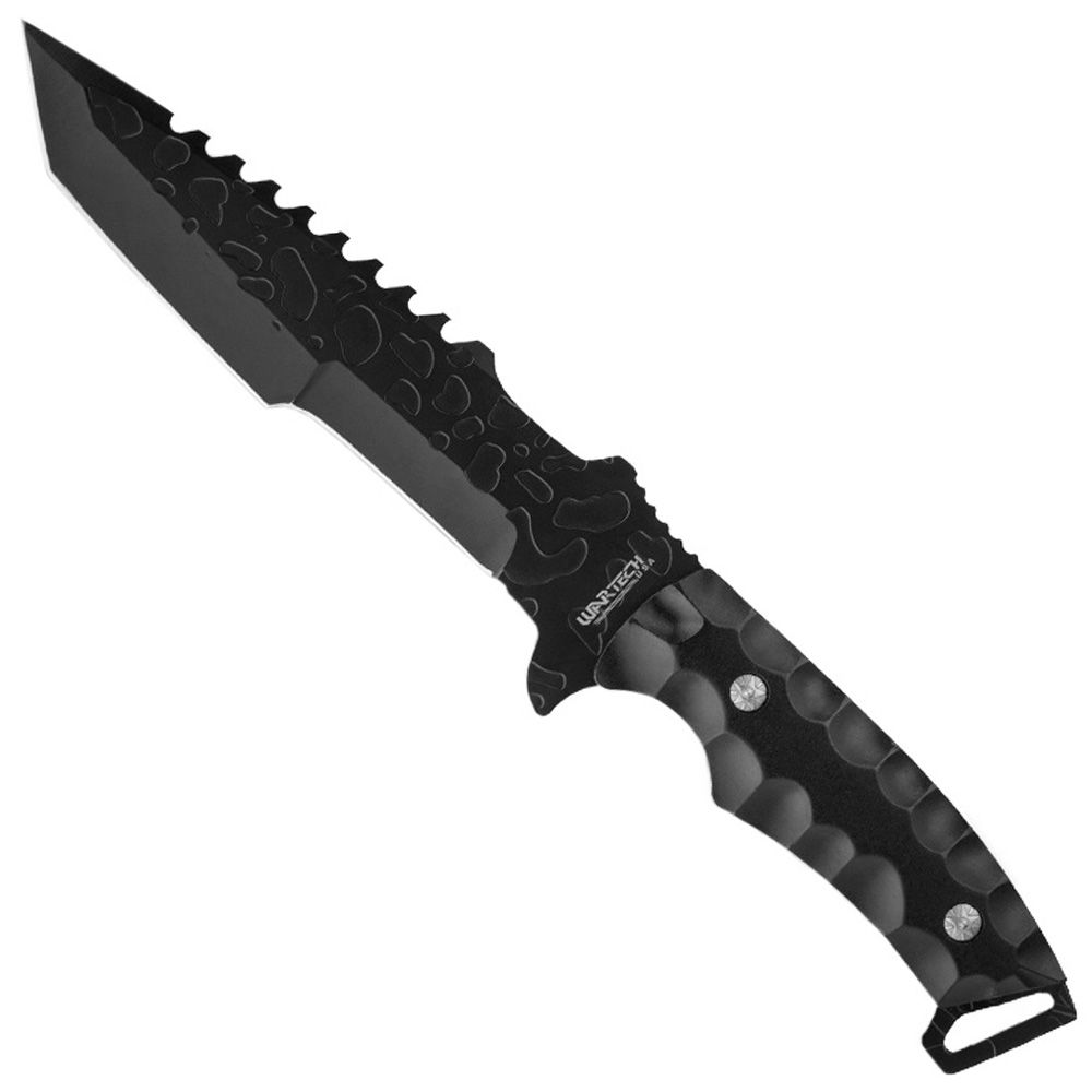 18 Inch Black Blade Black Handle Tactical Hunting Knife | camouflage.ca